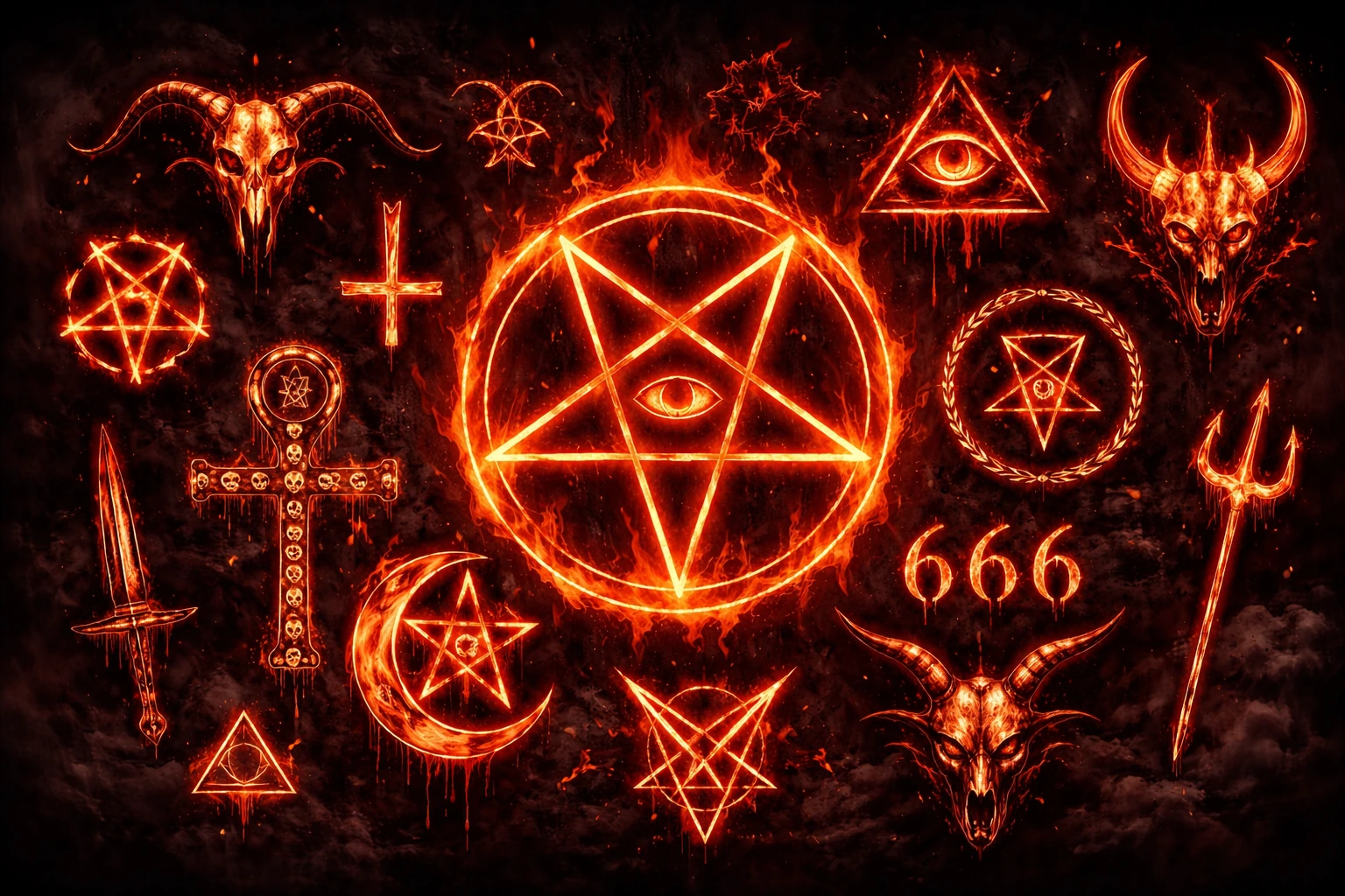 Evil symbols and their meanings with pictures - Witch symbols